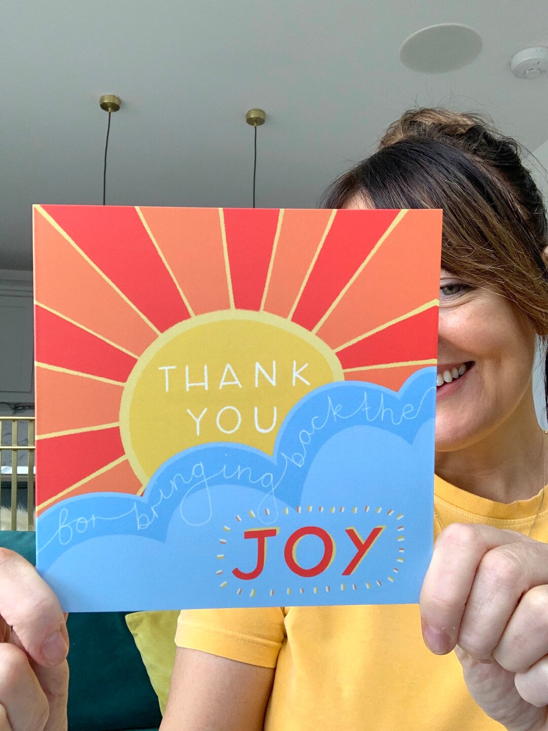 Thank You Card Thank You for Bringing Back the Joy - Etsy