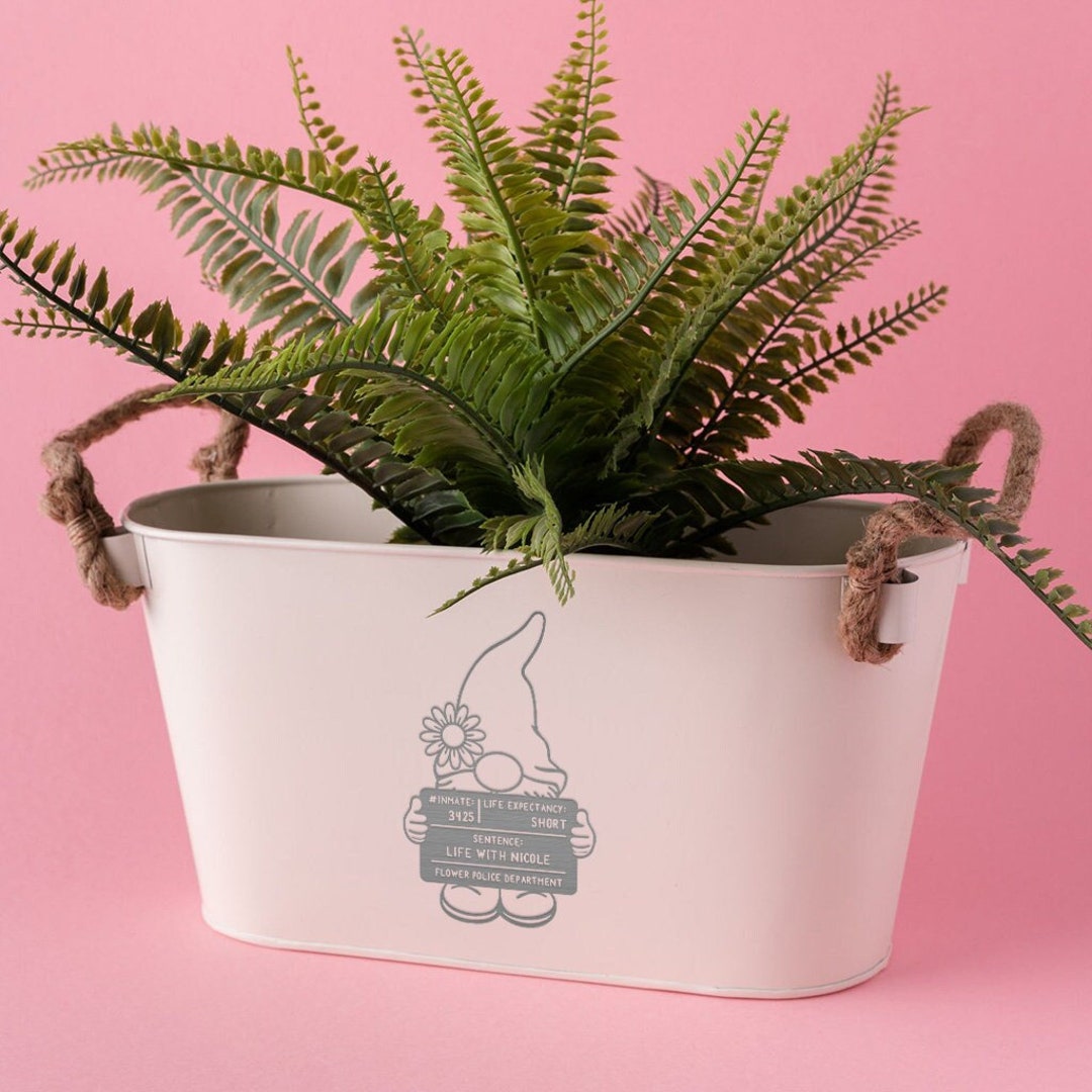 Personalised Plant Prison Sentence Planter - New Home Gift for Friend ...