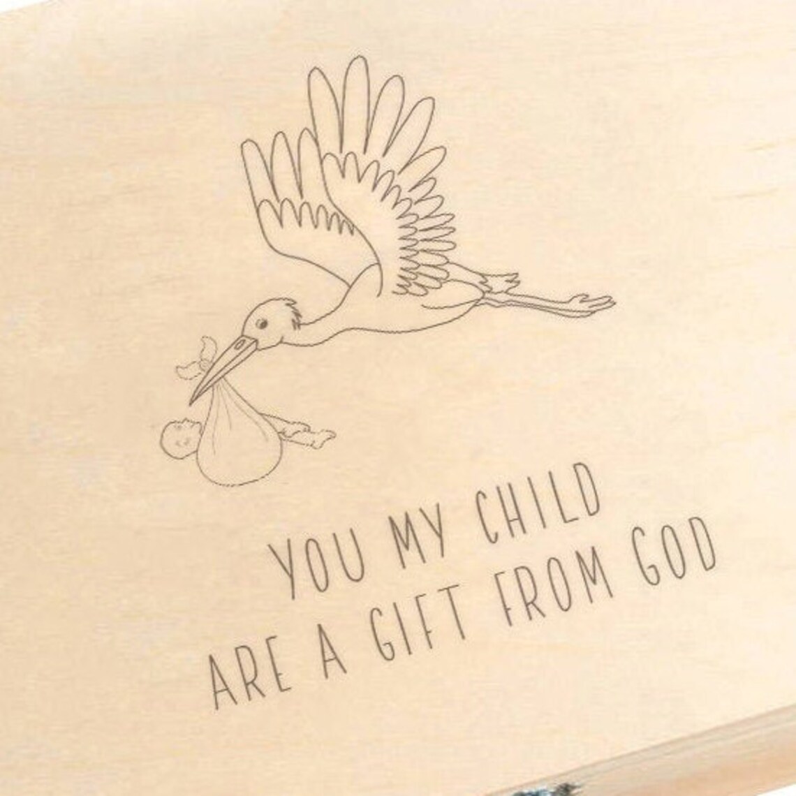 Engraved you My Child Are A Gift From God Baby | Etsy