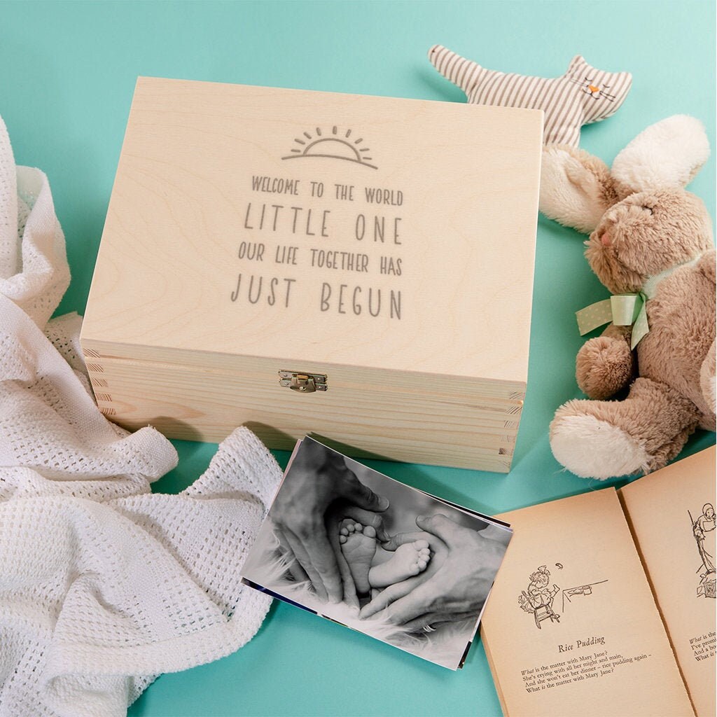 Engraved Welcome To The World Little One Baby | Etsy