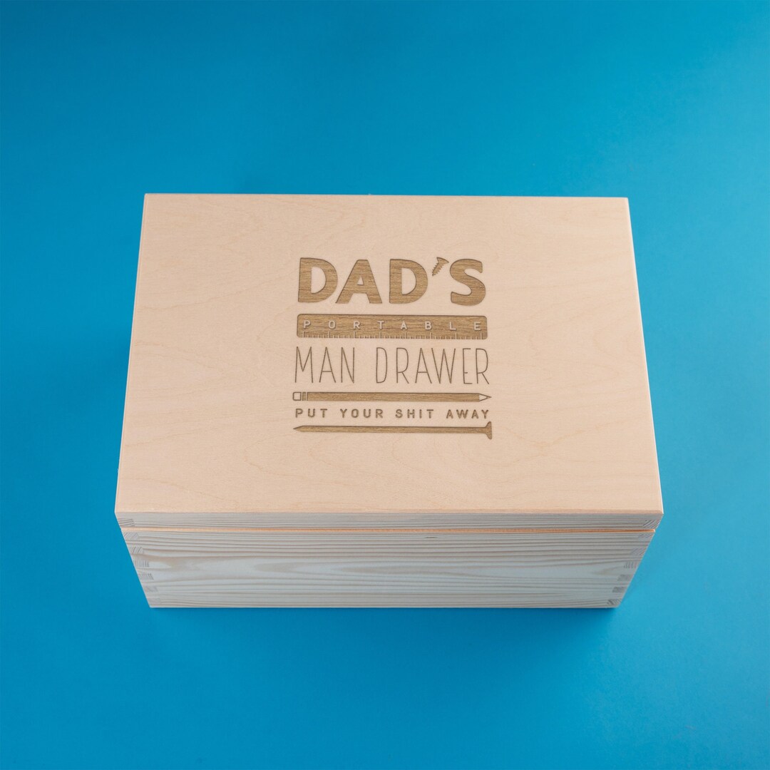 Engraved Dad Keepsake Box - Funny Fathers Day or Birthday Gifts From ...