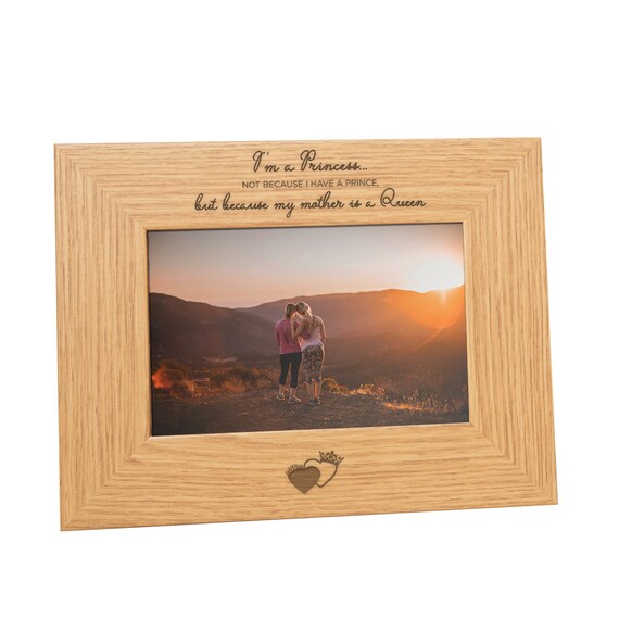 Engraved my Mother is a Queen Photo Frame | Etsy