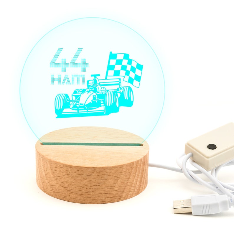 F1 Merch Lewis Hamilton Racing Car LED Desk Lamp Formula 1 | Etsy