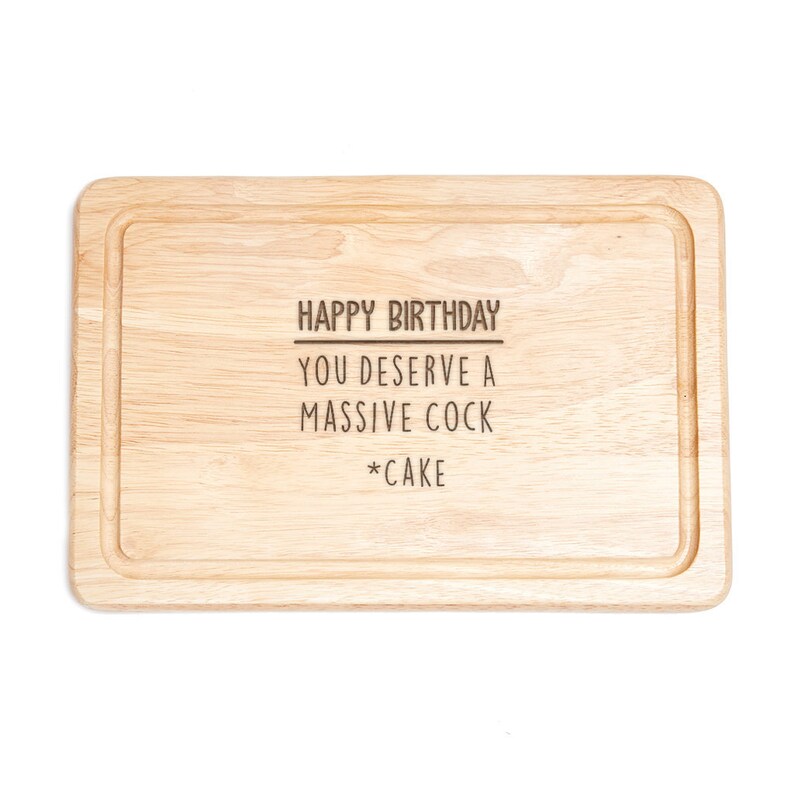 Engraved you Deserve A Massive Cck cake Coaster | Etsy