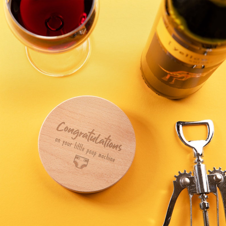 Engraved congratulations on Your Little Poop - Etsy
