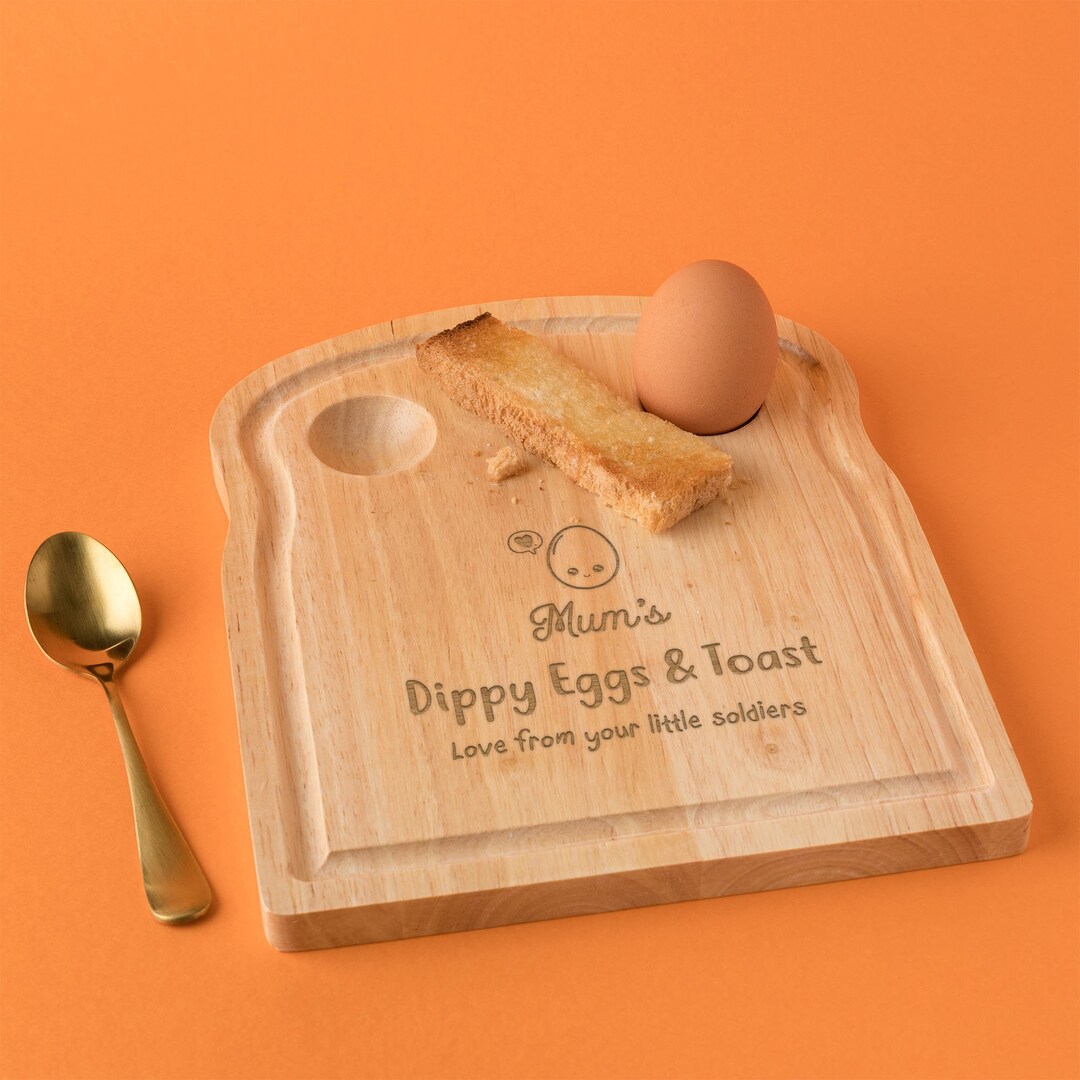 Engraved Dippy Egg Board - Birthday Mothers Days Gifts for Mum From Son ...