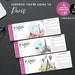 Paris Trip Boarding Pass, Editable Surprise Ticket (printable PDF ...