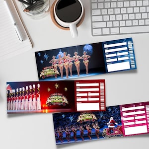 Printable CHRISTMAS SPECTACULAR Broadway Surprise Ticket. Editable ...