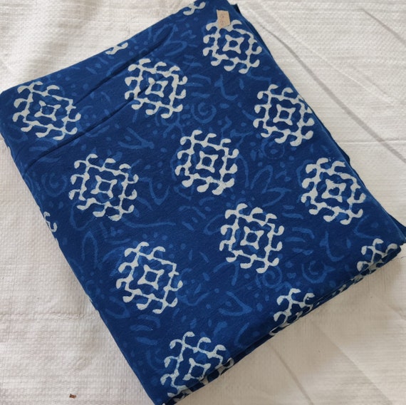 Block Print Fabric Handprinted Fabric 10 Yards Block Printed Fabric ...