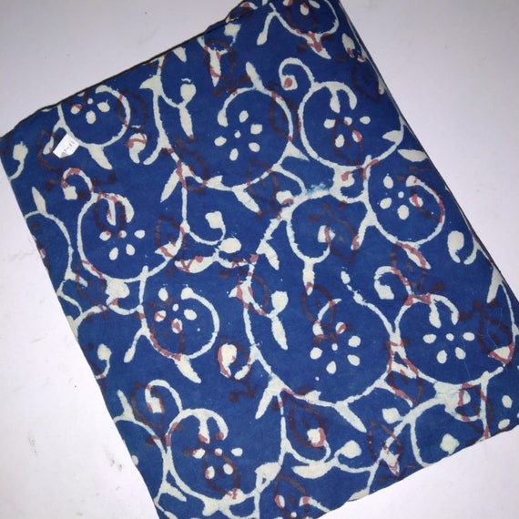 Block Print Fabric Handprinted Fabric 10 Yards Block Printed Fabric ...