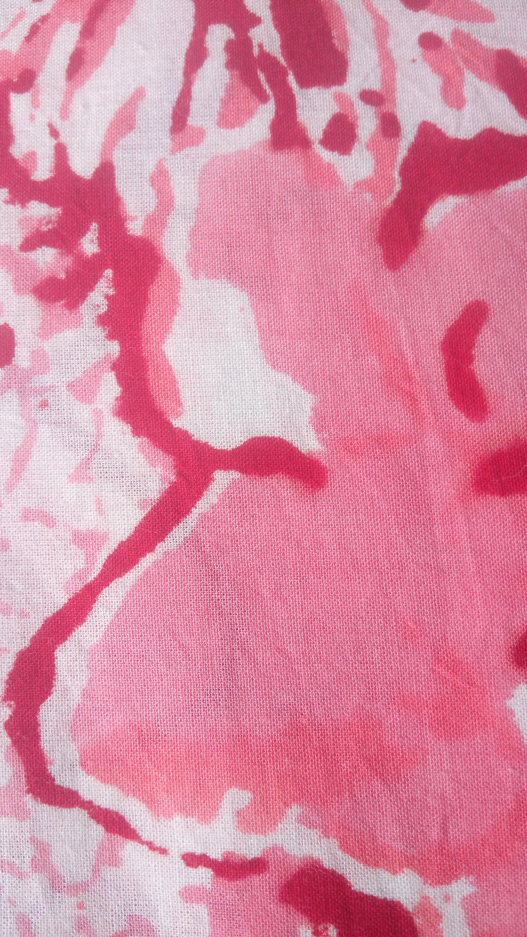 Block Printed Fabric Pink Block Print Fabric Handprinted | Etsy