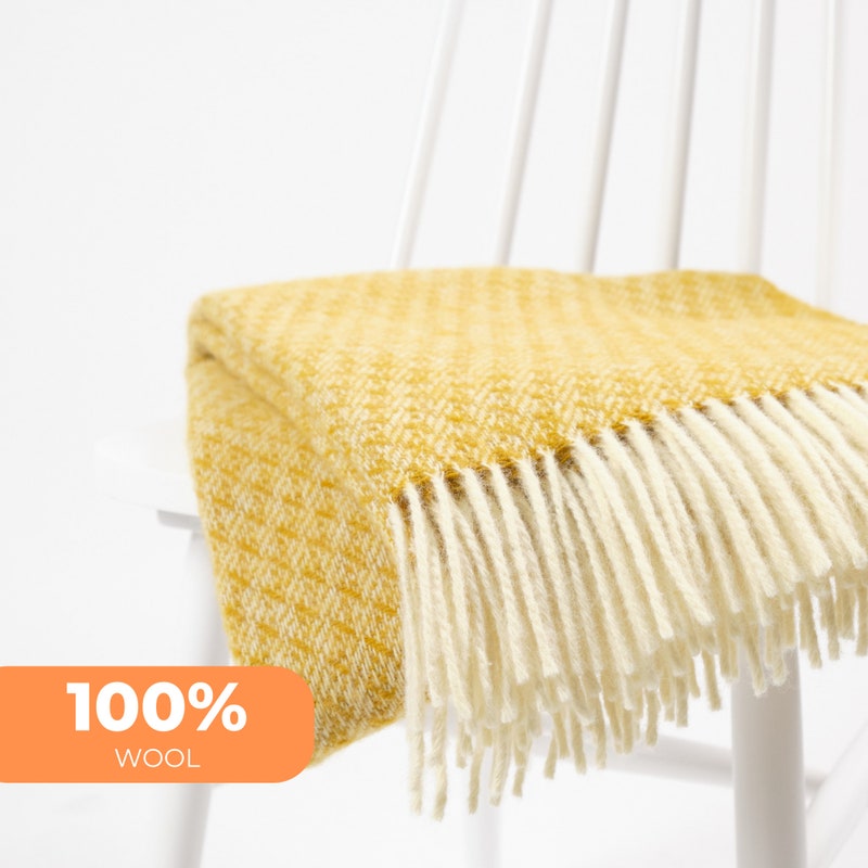 Yellow Blanket - Etsy