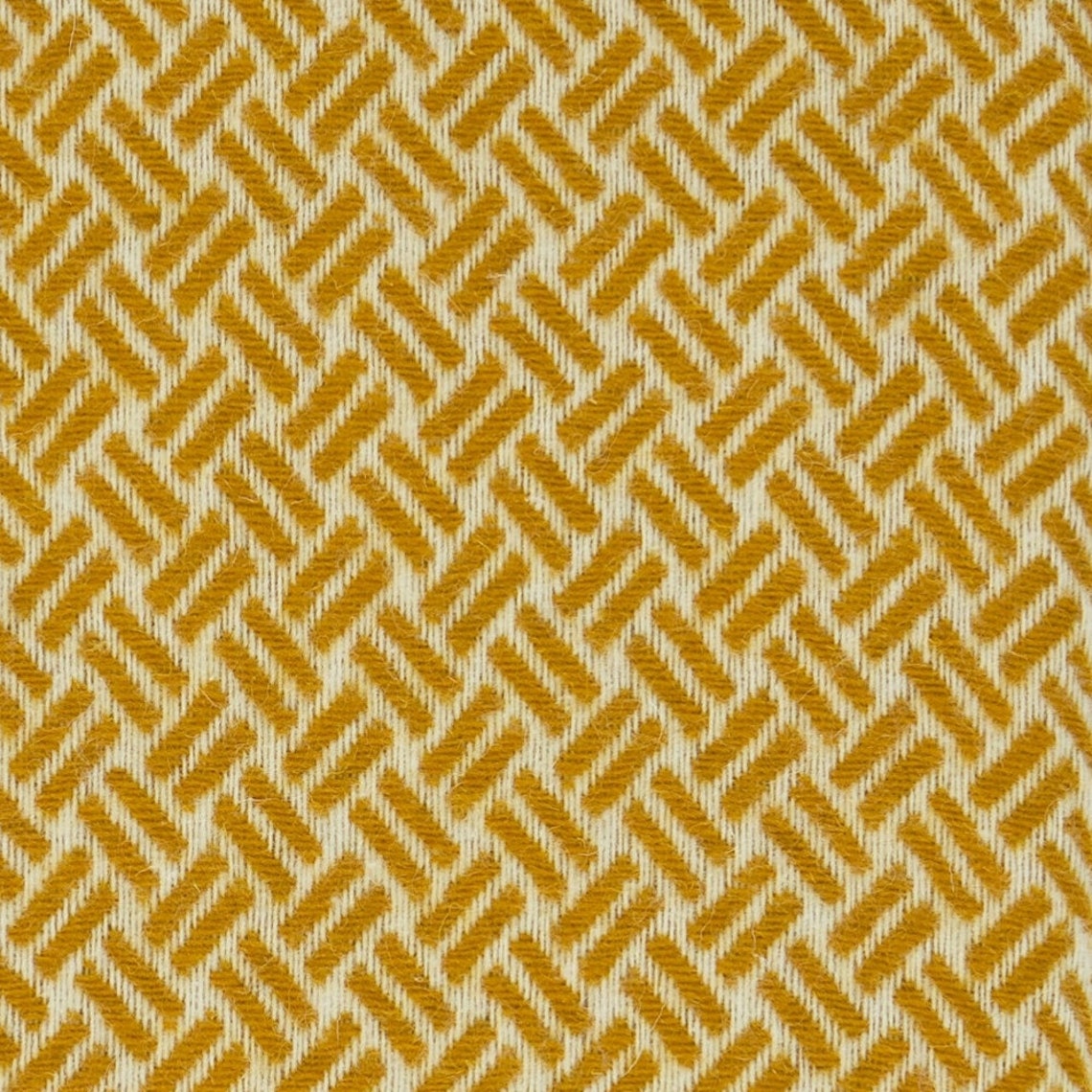 Natural Wool Mustard Yellow Ochre Gold Bohemian Geometric - Etsy