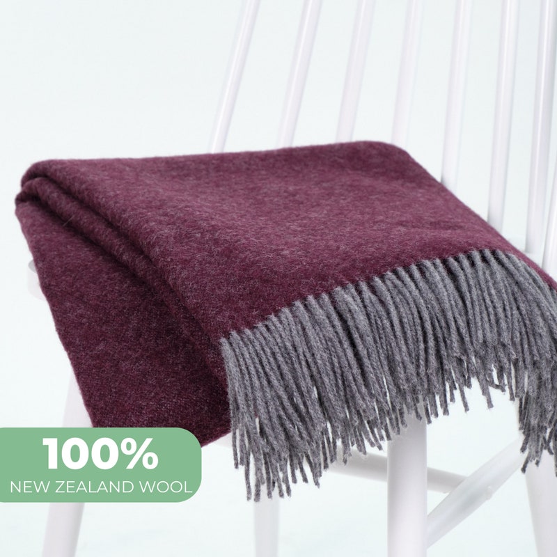 Plaid Wool Throw - Etsy