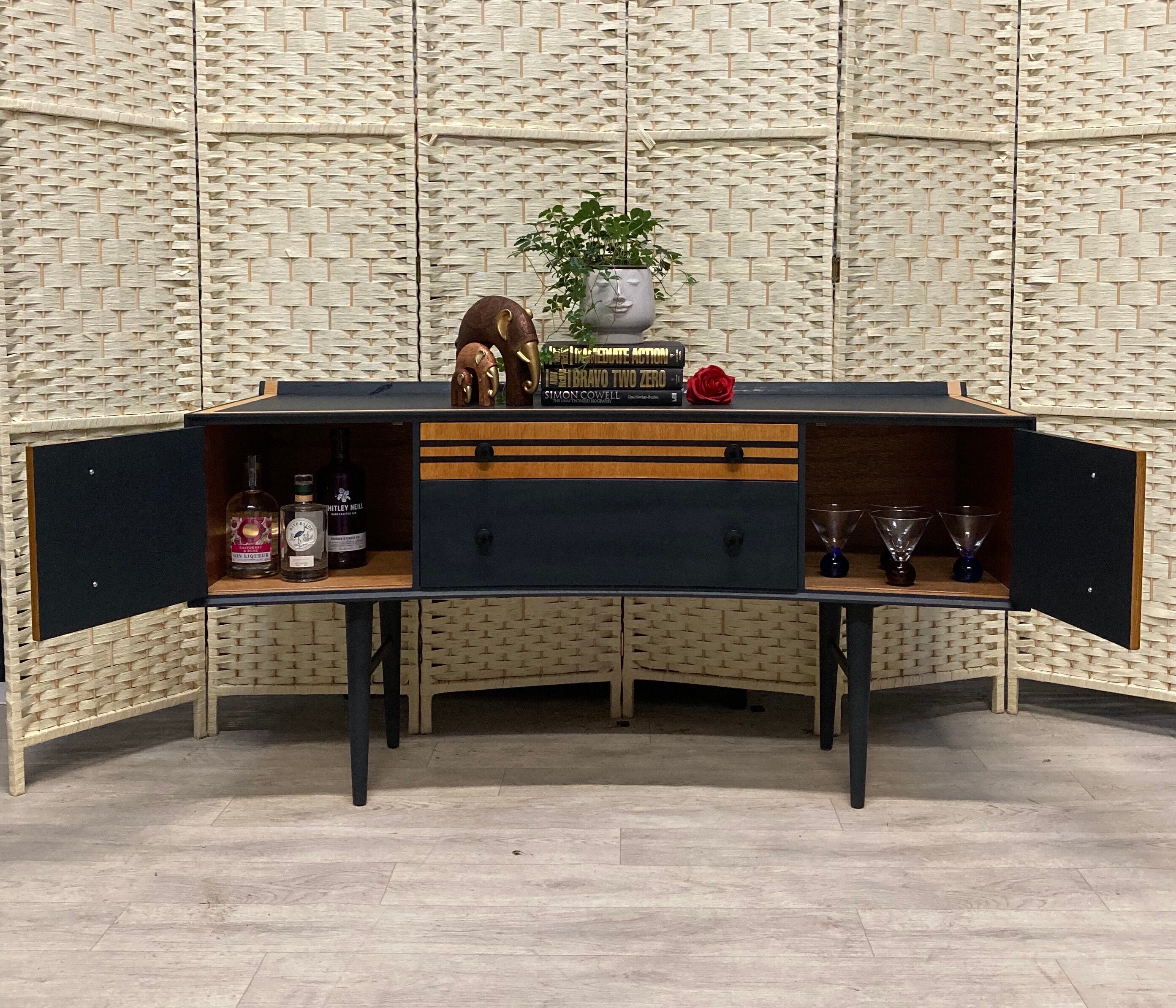 SOLD. Retro Mid Century Modern Meredew Sideboard/dressing Table. Hand ...