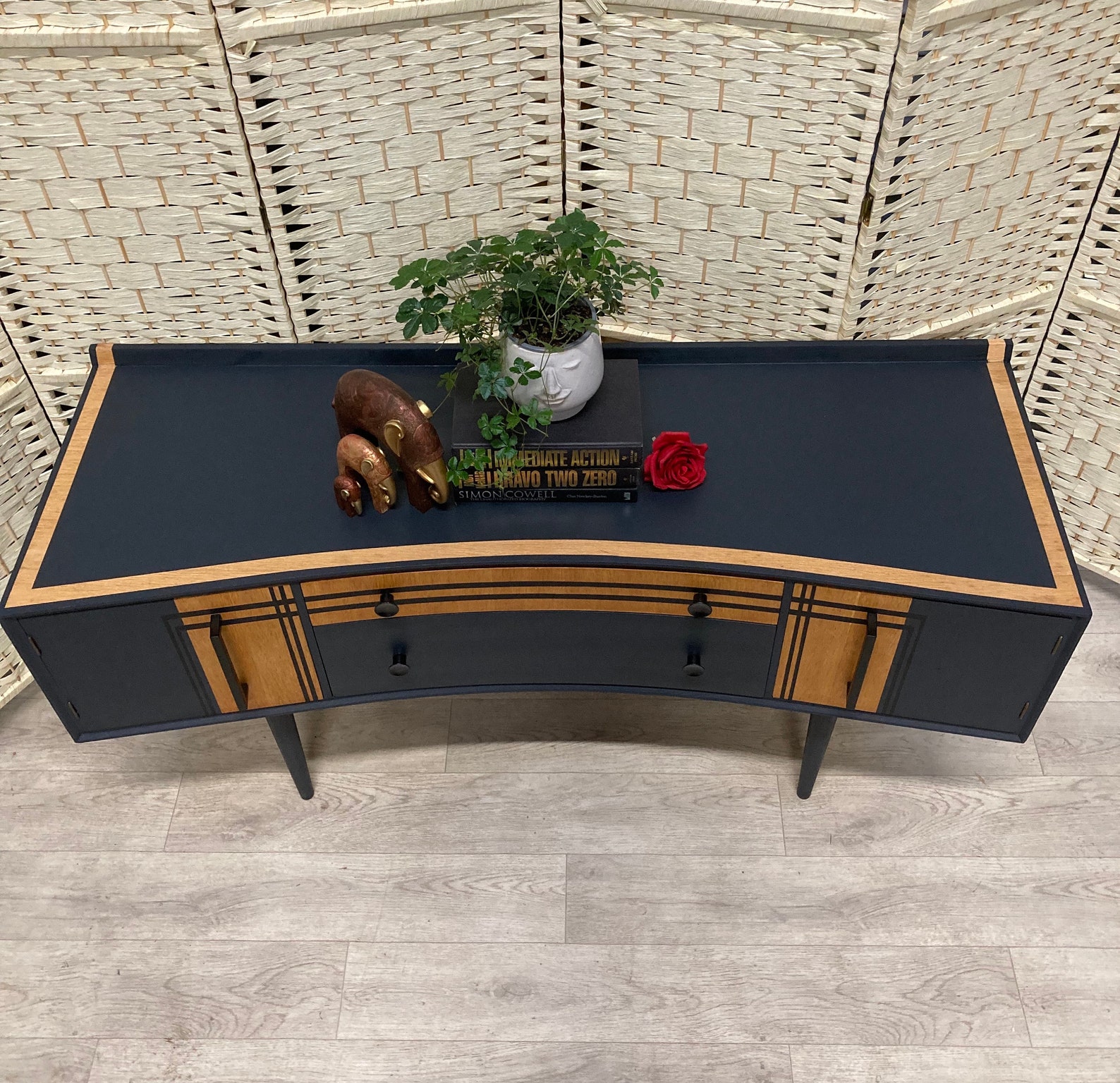 SOLD. Retro Mid Century Modern Meredew Sideboard/dressing Table. Hand ...