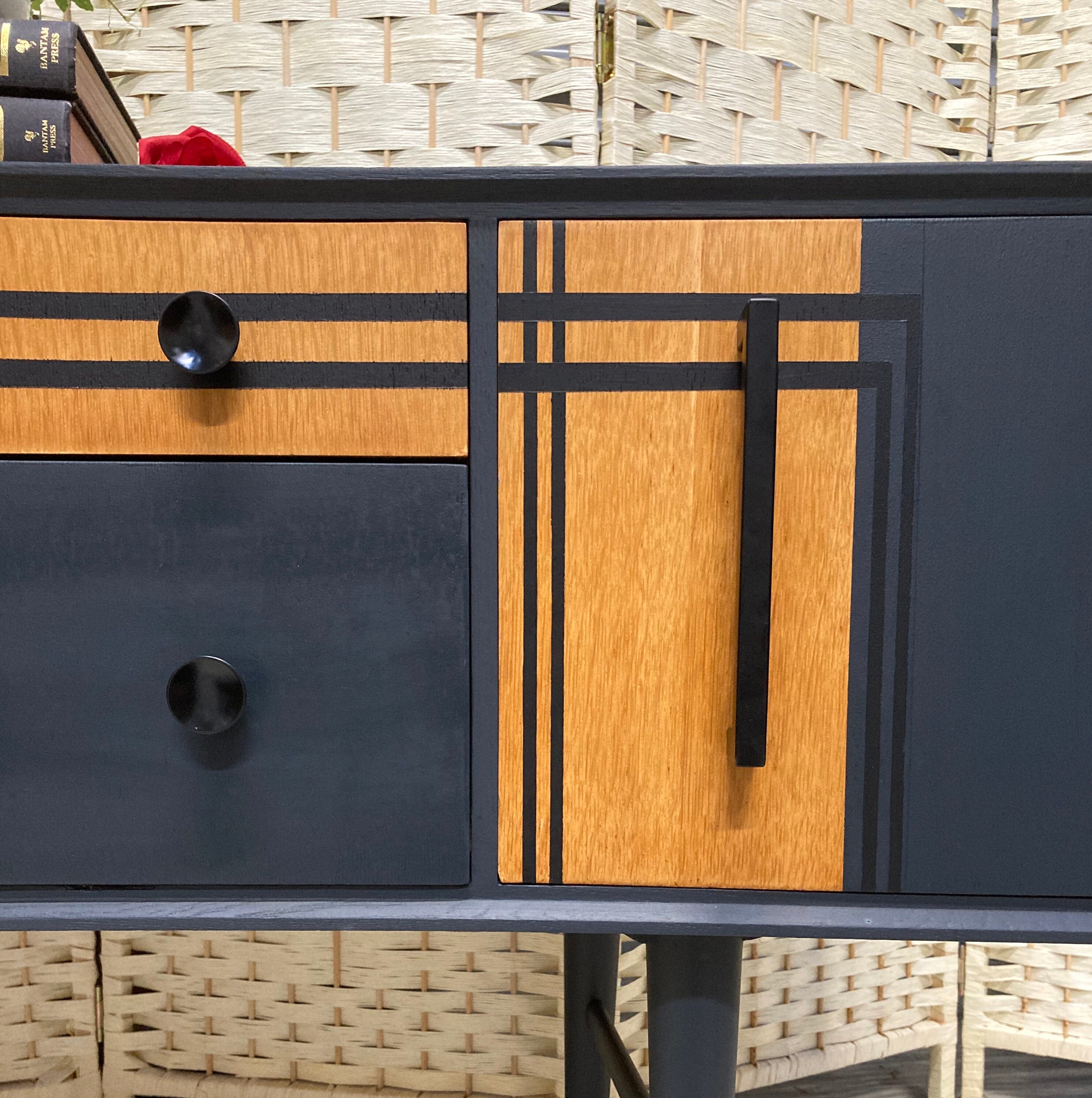 SOLD. Retro Mid Century Modern Meredew Sideboard/dressing Table. Hand ...