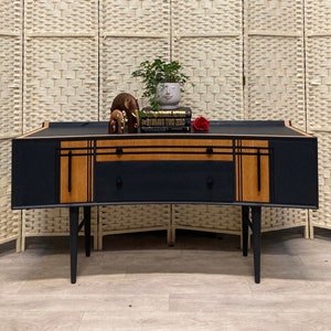 SOLD. Retro Mid Century Modern Meredew Sideboard/dressing Table. Hand ...