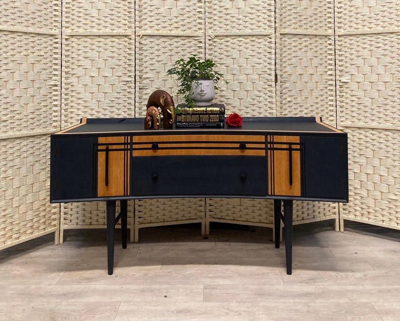 SOLD. Retro Mid Century Modern Meredew Sideboard/dressing Table. Hand ...