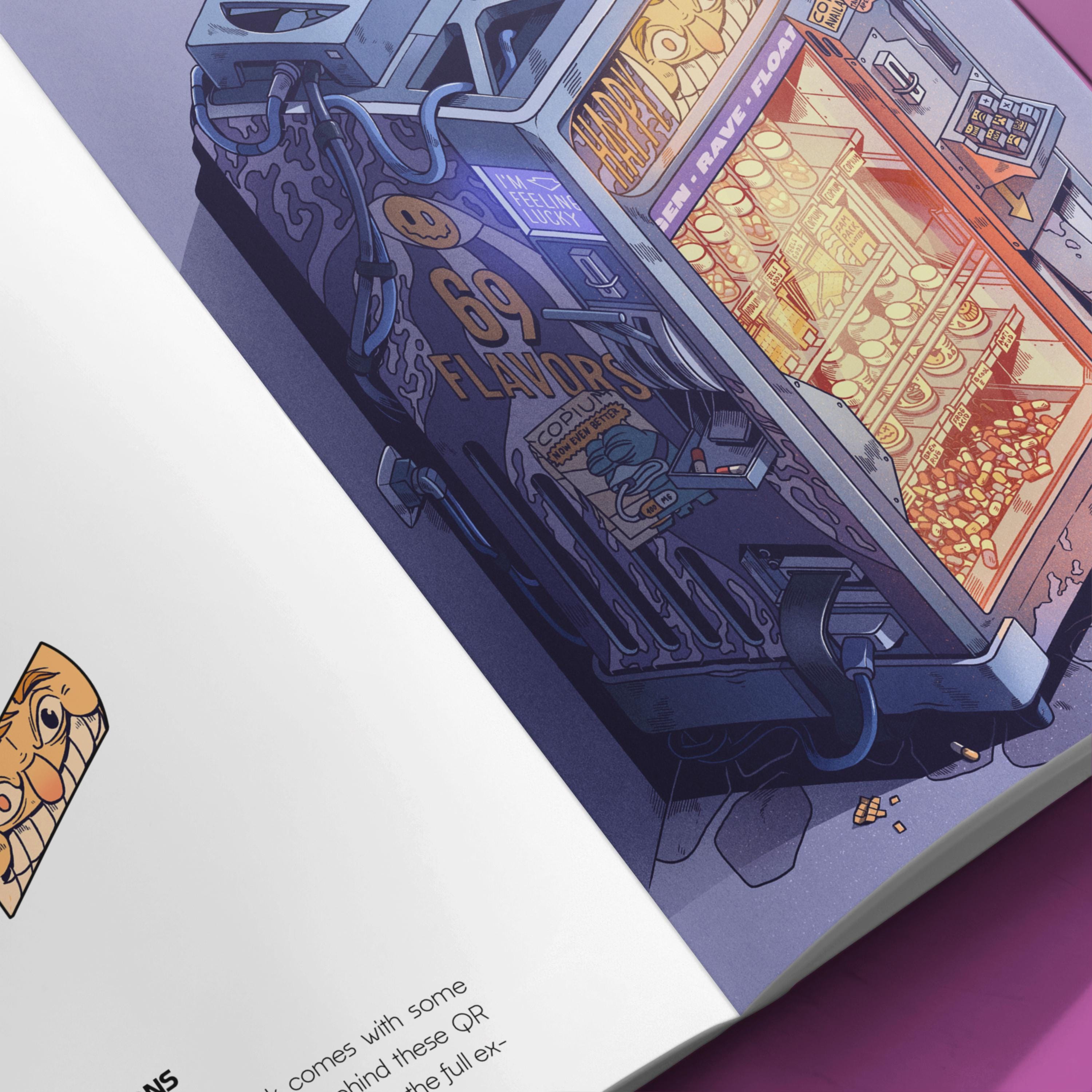 Electric Bazaar Art & Illustration Zine - Etsy