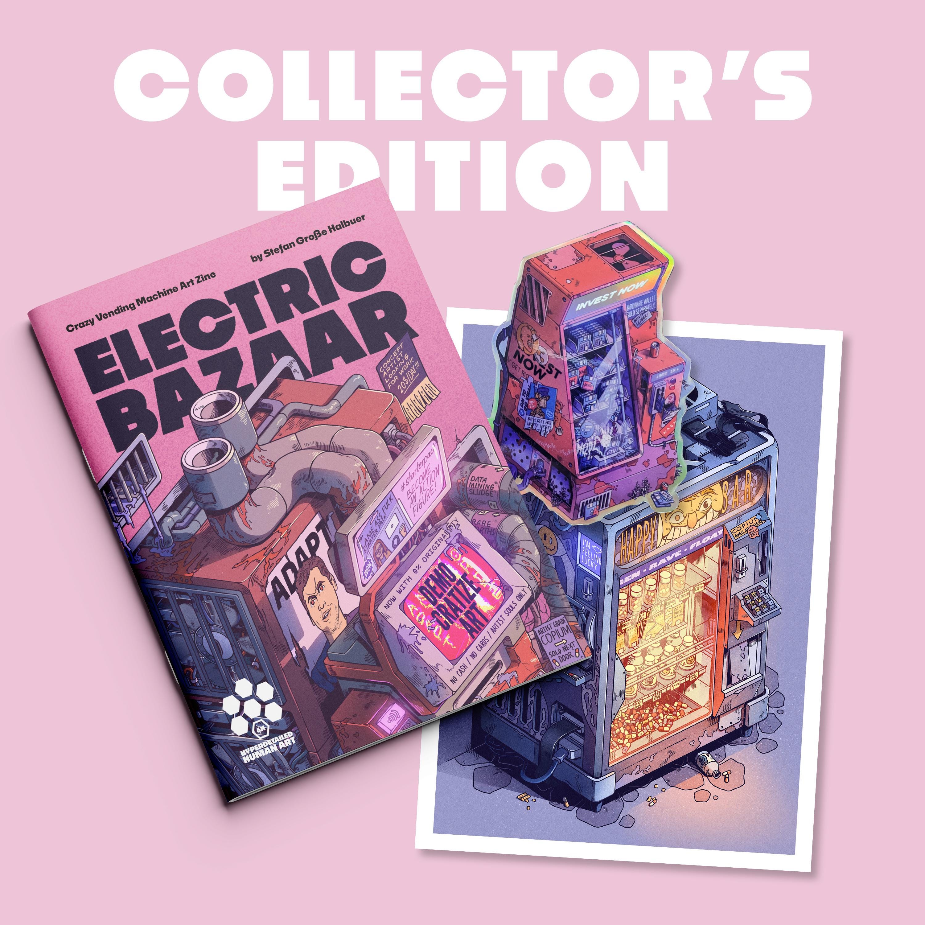 Electric Bazaar Art & Illustration Zine - Etsy