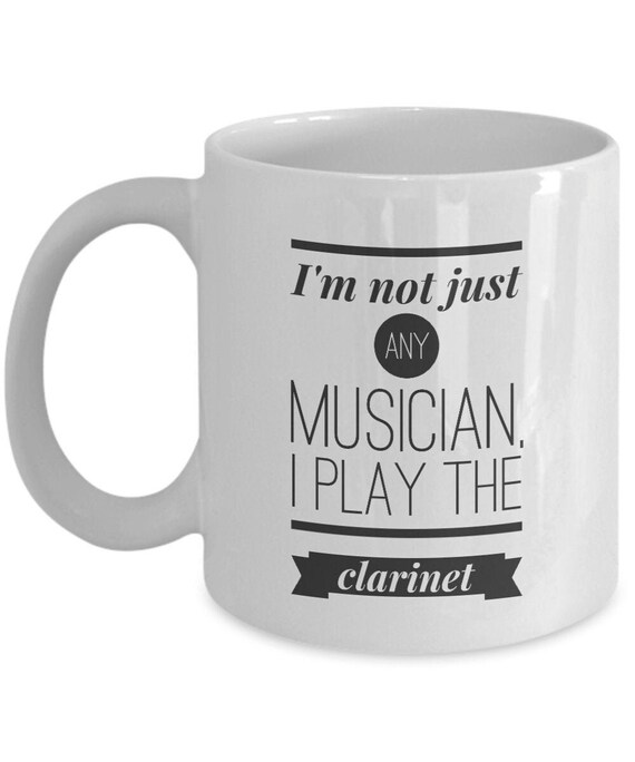 Gift Mug for Clarinet Player Gifts or Her Him Holiday Gift - Etsy UK