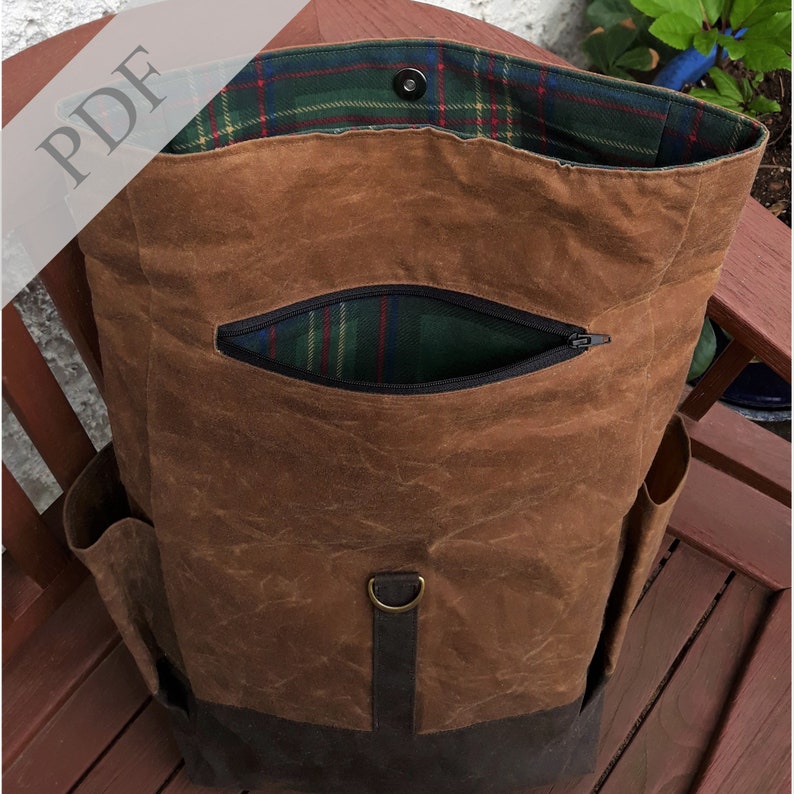 Sewing Pattern Backpack knick | Etsy