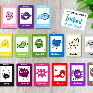 All Feelings Matter, Emotions Flashcards, Feelings Chart, Mental Health ...