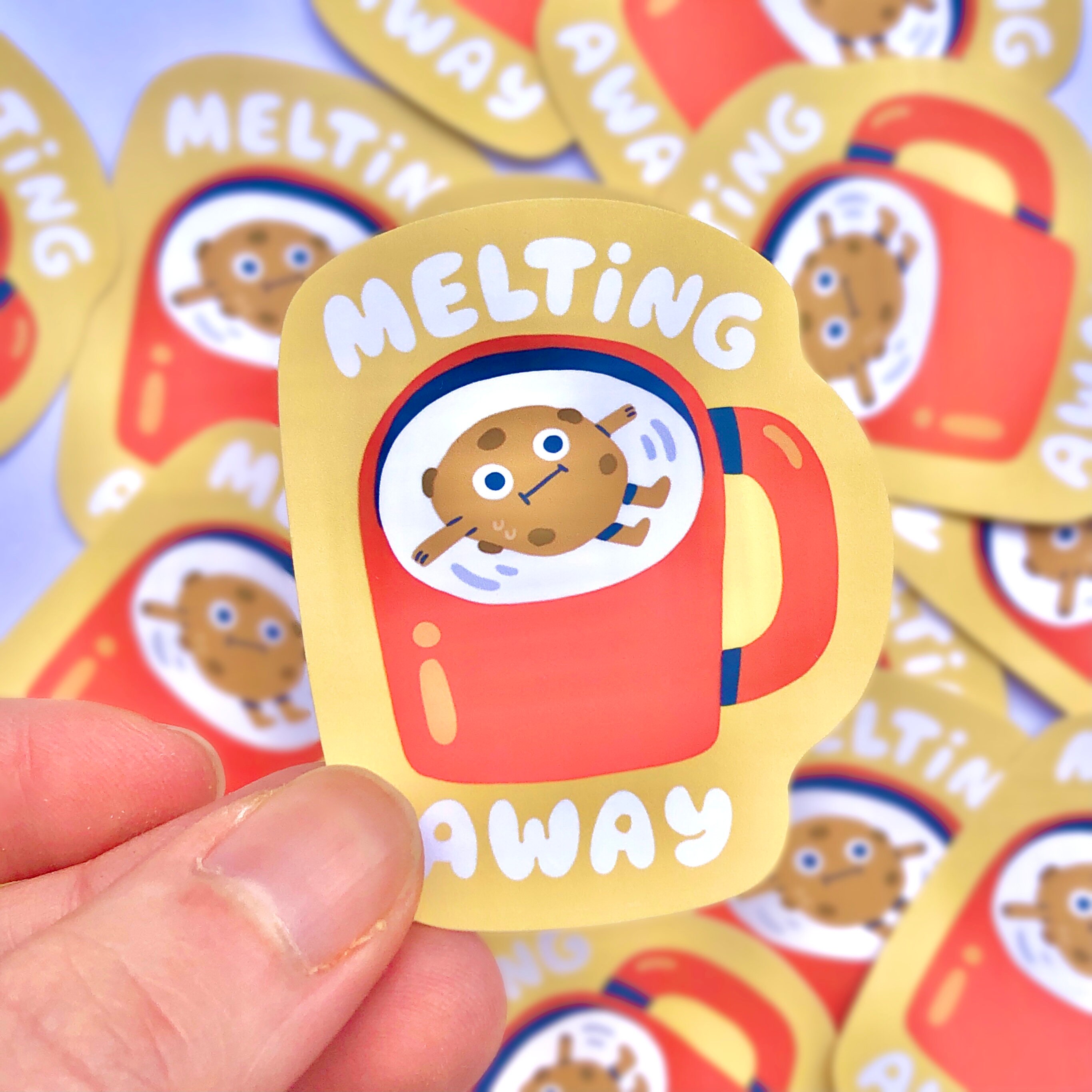 Cookie Sticker, Food Sticker, Funny Sticker - Etsy