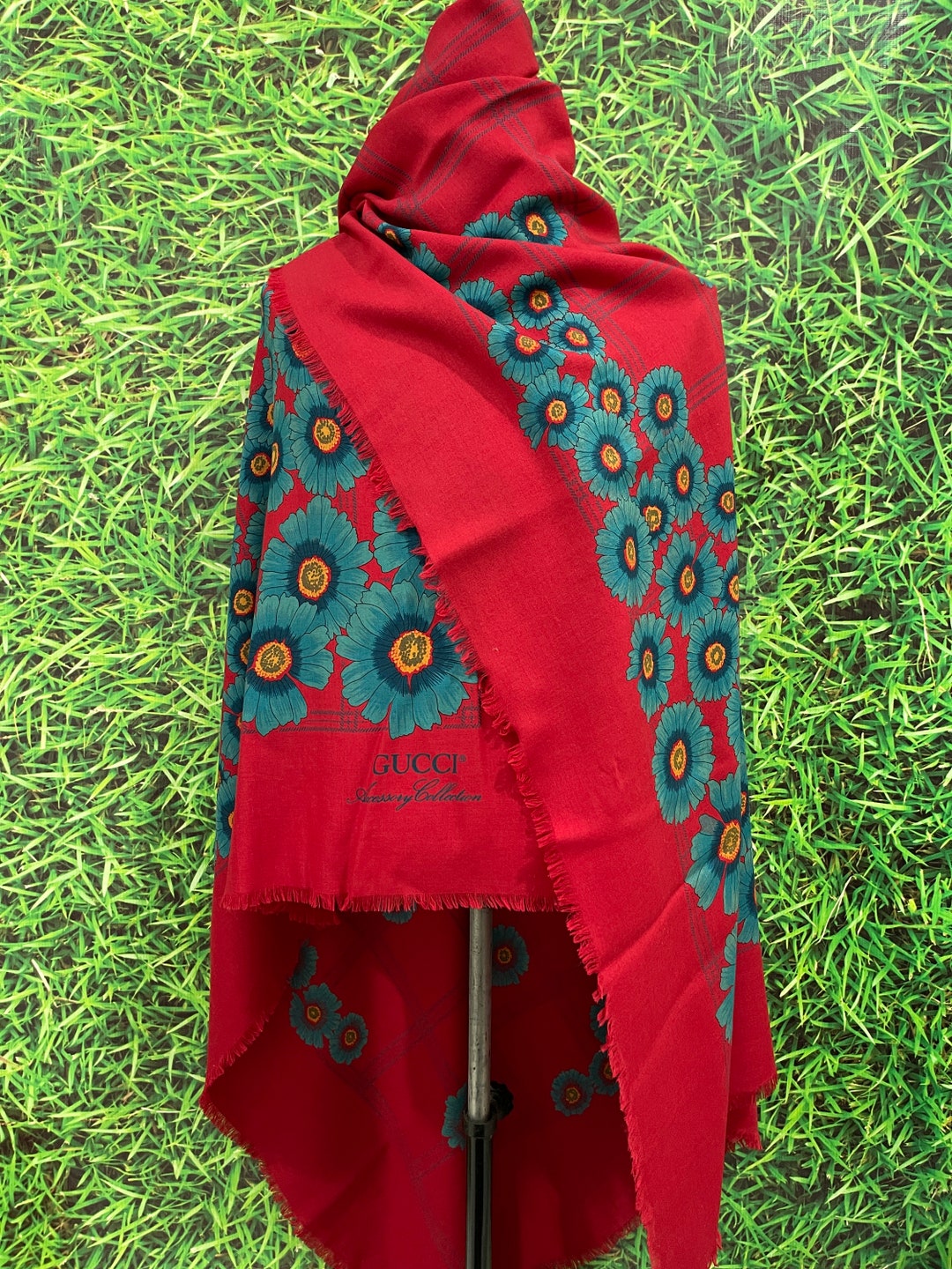 Vintage 80's Gucci Accessory Collection Scarf Muffler code:kv2 - Etsy