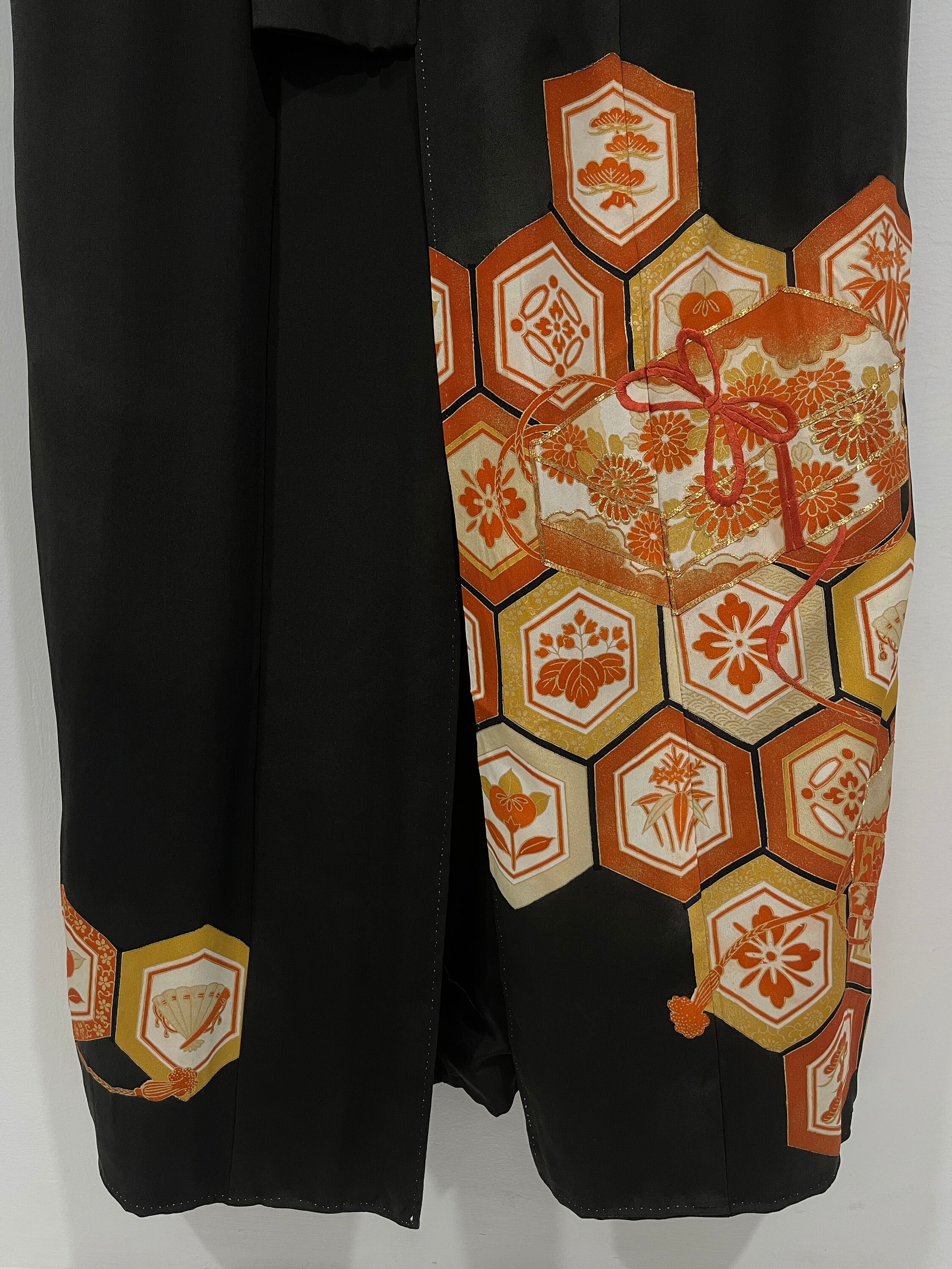 Japanese Kimono Japan Black Moon Abstract Style Japan Tradisional ...