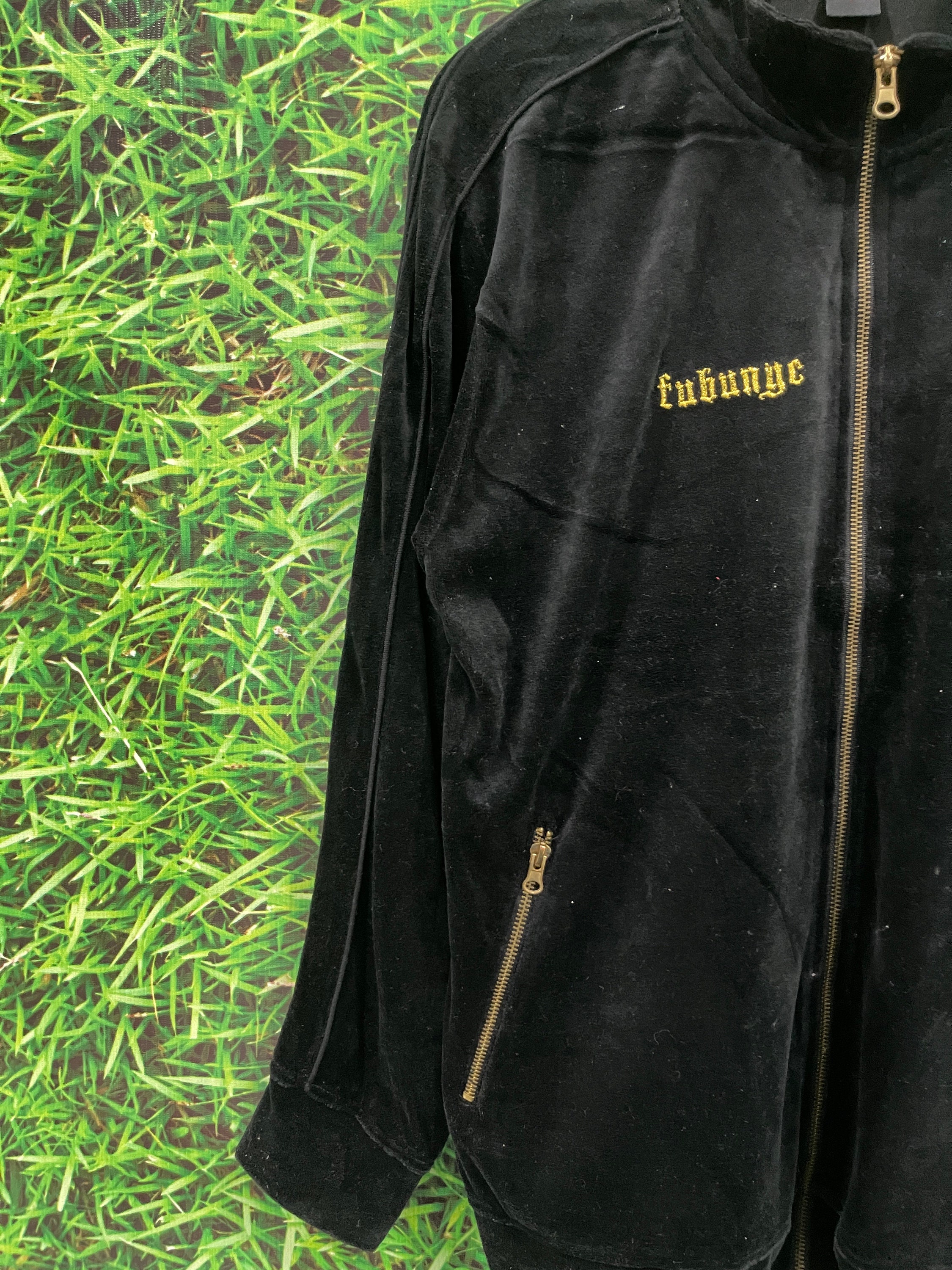 Vintage Fubu The Collection embroidery logo velvet jacket | Etsy