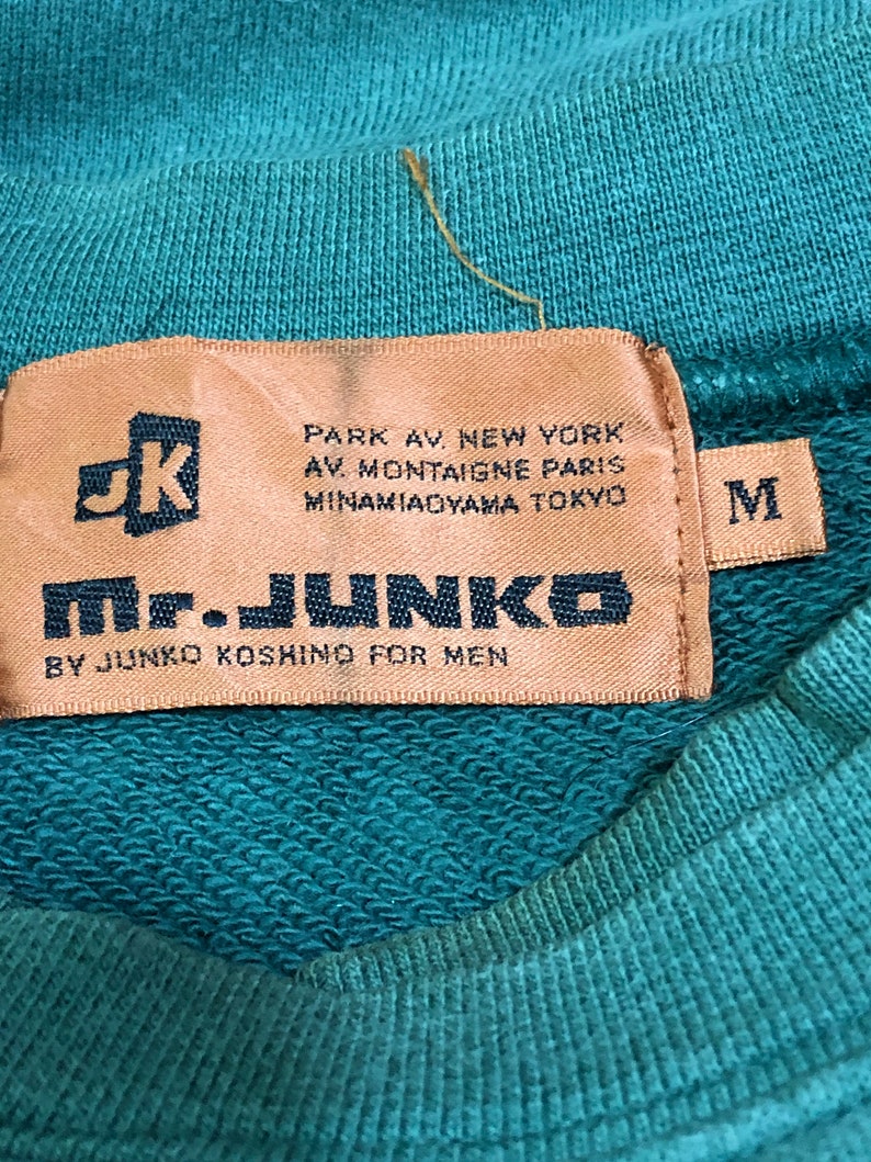 Japanese Junko Koshino Mr. Junko Big Embroidery Logo - Etsy