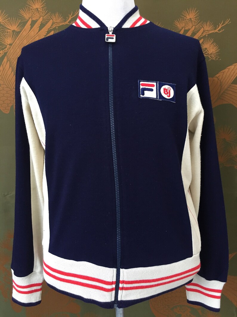 Vintage 1980s Fila Bj Bjorn Borg Made In Italy Rare Design Etsy