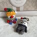Crochet Clown Pendant, Cute Keychain - Etsy