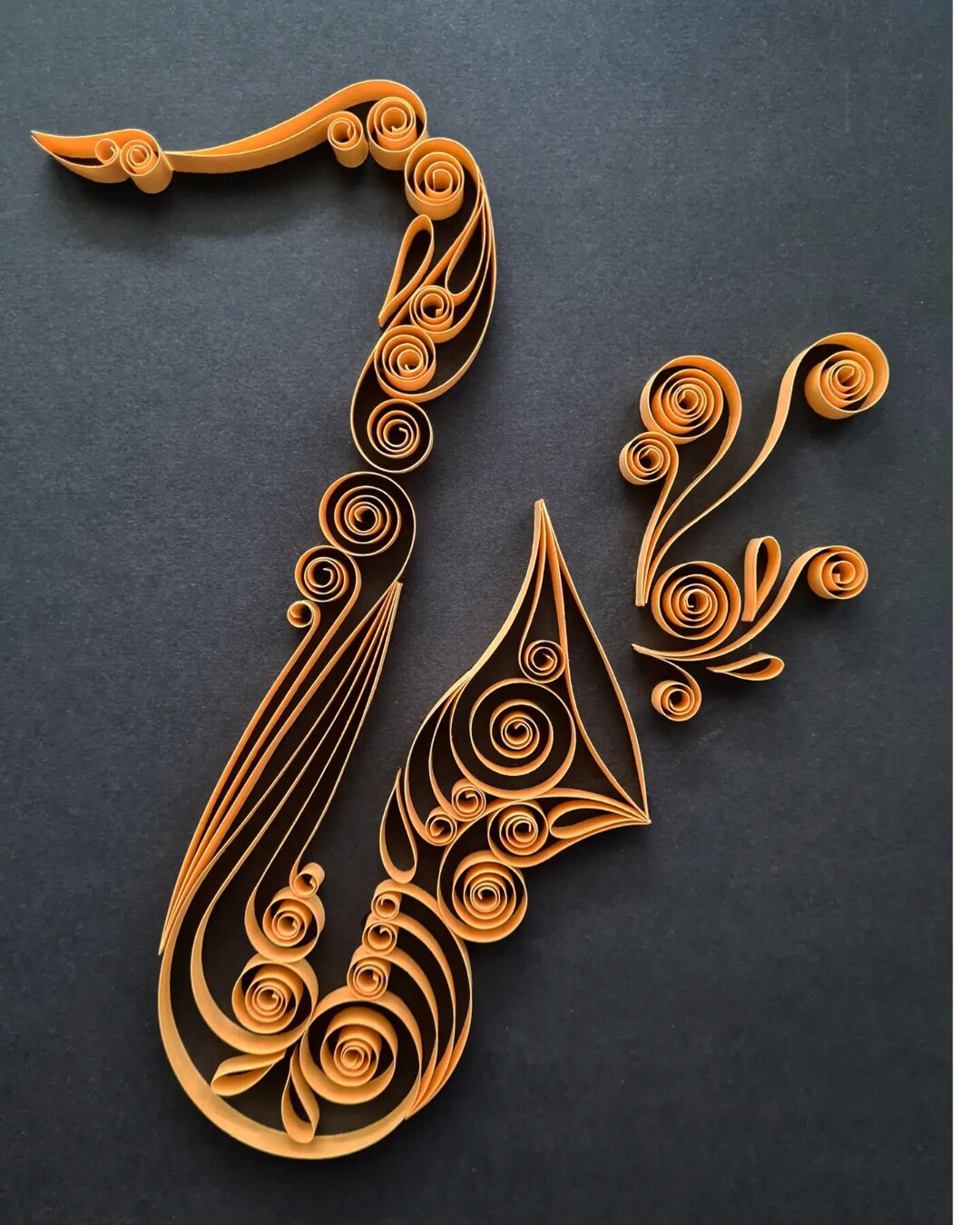 Saxophone Wall Art, Christmas Gift, Saxophone Paper Art, Saxophone ...