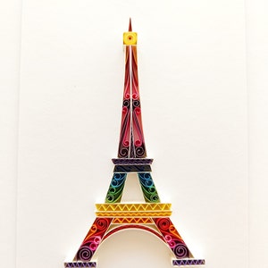Eiffel Tower Paper Wall Art, First Anniversary Gift, Paper Anniversary ...