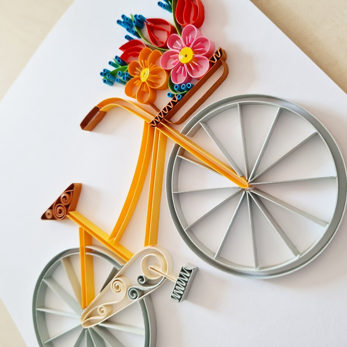 Bicycle Wall Art Bike Bicycle Bicycle With Flowers - Etsy