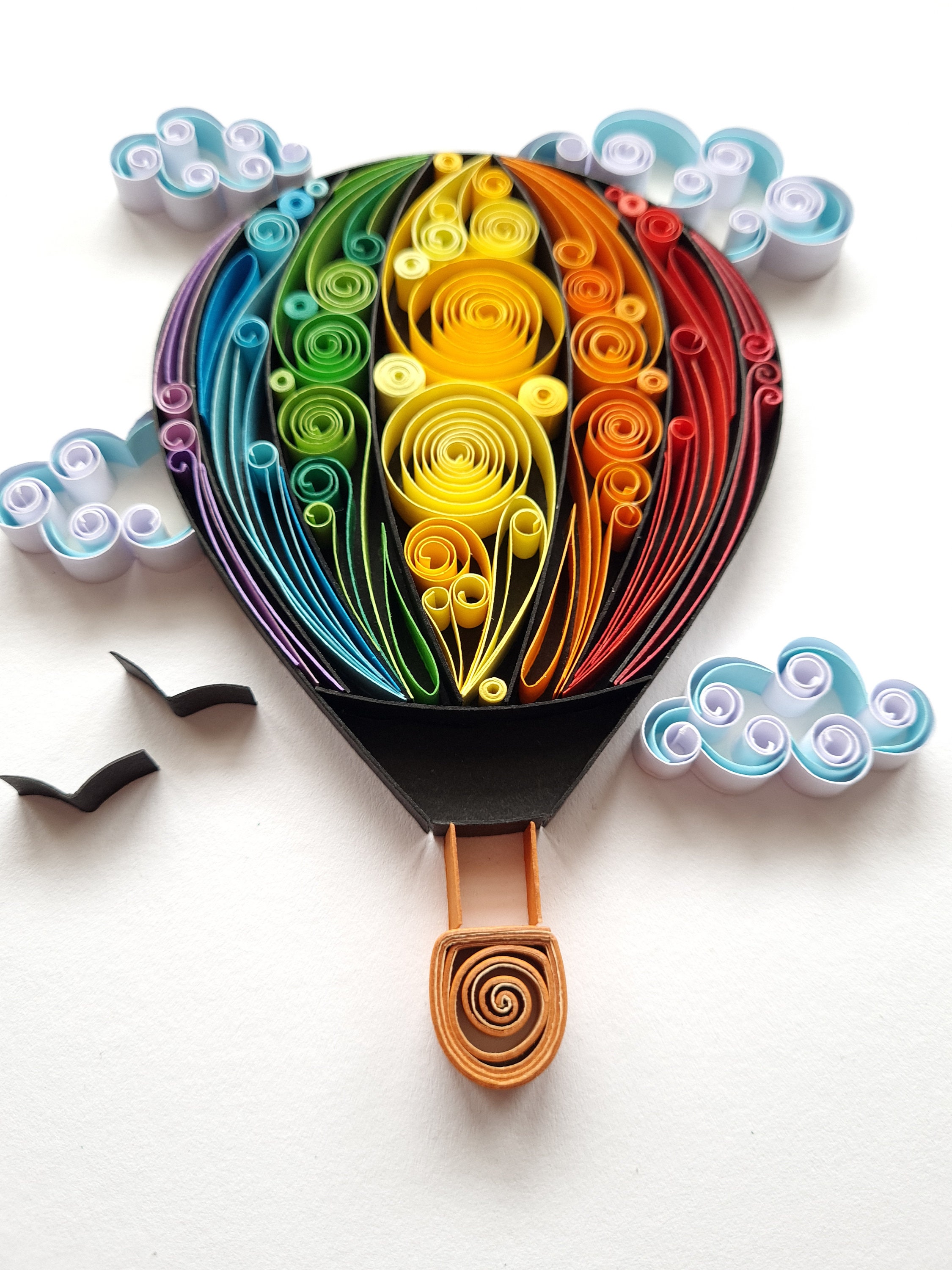 Hot Air Balloon Wall Art Hot Air Balloon Wall Decor Birthday - Etsy