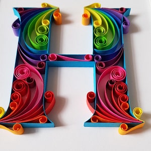 Original Paper Art Monogram, Personalised Gift, Personalised Frame Art ...