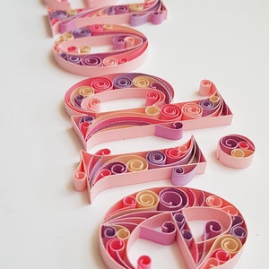 Personalized Name, Custom Name Gift, Nursery Decor, Girls Bedroom Decor ...