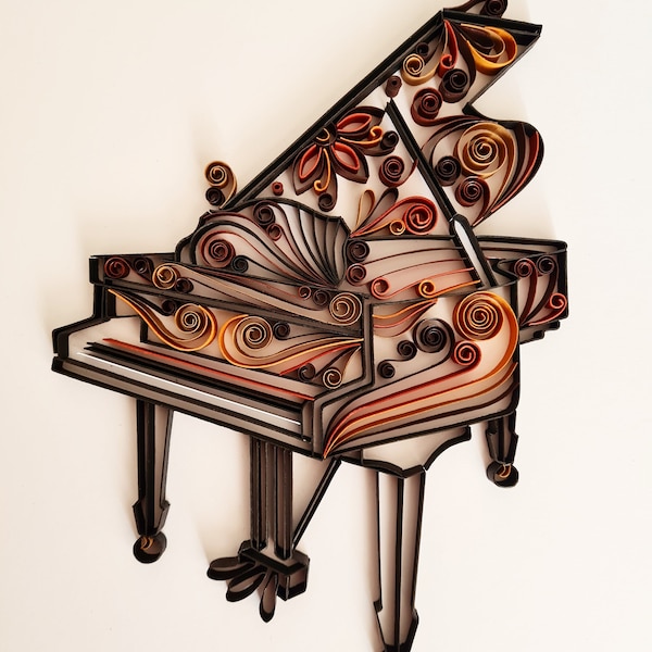 Piano Art - Etsy