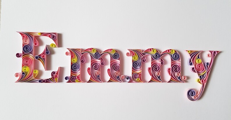 Personalized Name Custom Name Gift Nursery Decor Girls - Etsy