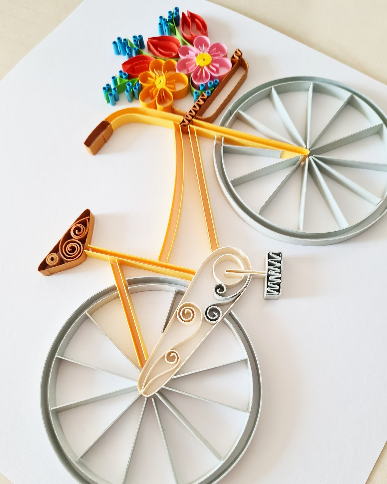 Bicycle Wall Art Bike Bicycle Bicycle With Flowers - Etsy