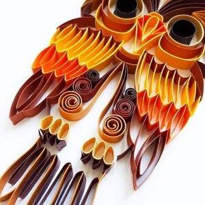 Original Owl Paper Art, Owl Art, Owl Wall Art, Owl Decor, Owl Lover ...