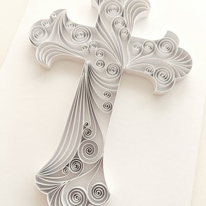 White Paper Cross Wall Decor, Religious Wall Art, Christian Gift ...