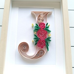 Original Initial Wall Art , Personalised Gift, Personalised Frame Art ...