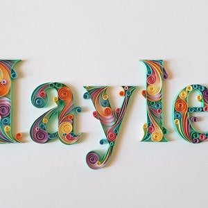 Personalized Name, Custom Name Gift, Nursery Decor, Girls Bedroom Decor ...