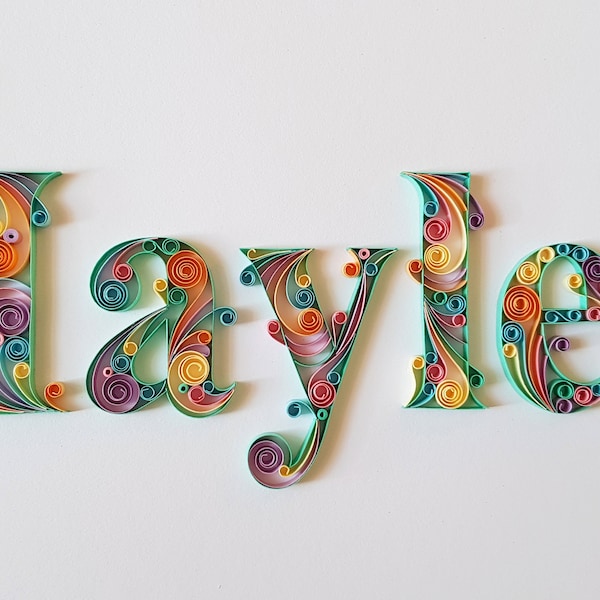 Custom Name Art - Etsy