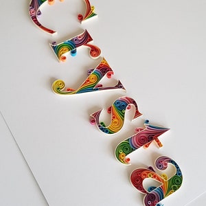 Personalized Name, Custom Name Gift, Nursery Decor, Girls Bedroom Decor ...